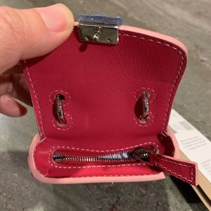 Burberry | Accessories | Burberry Leather Handbag Key Charm New | Poshmark